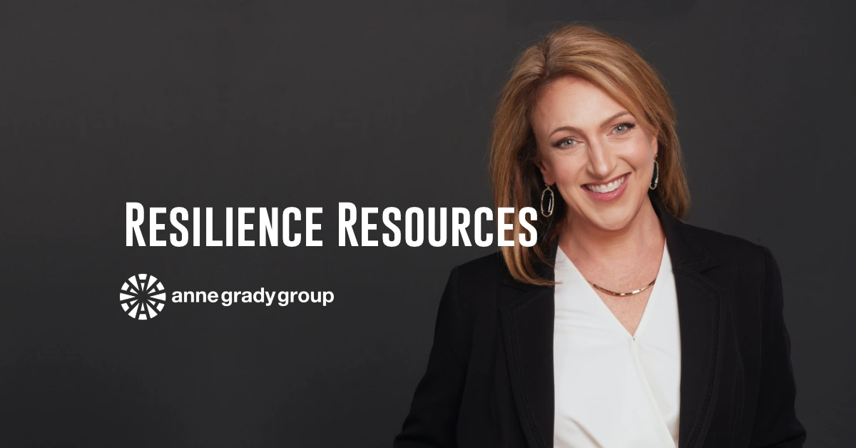 Thank You - Resilience Reset Deep Dive - Anne Grady Group